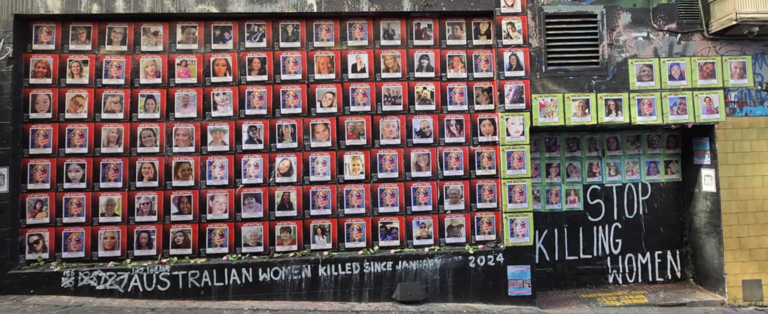 She Matters Mural - Hosier Lane, Melbourne - The RED HEART Movement